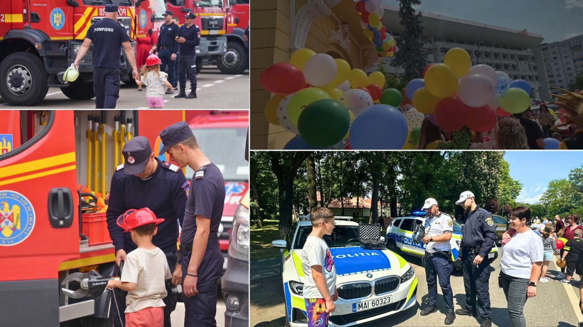 Copilăria, sărbătorită cu fast: Polițiști, pompieri și personaje de ...
