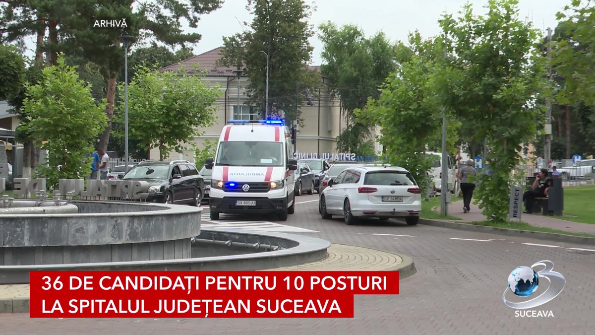 36 de candidați pentru 10 posturi la Spitalul Județean Suceava