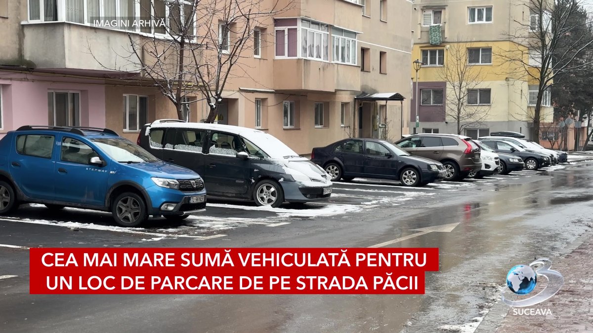 Cea mai mare sumă vehiculată pentru un loc de parcare pe strada Păcii