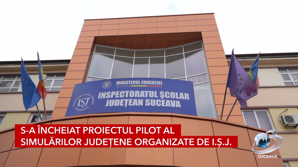 S-a încheiat proiectul pilot al simulărilor județene organizate de I.Ș.J.