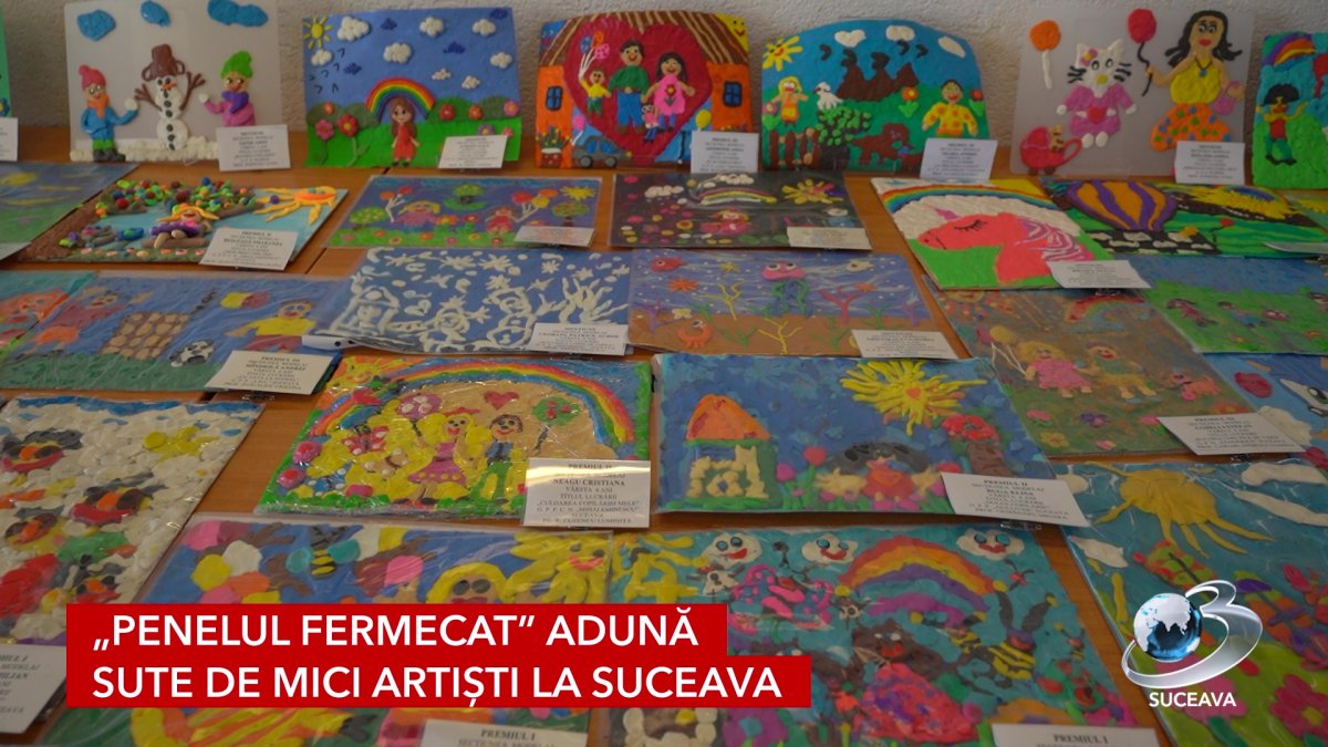 „Penelul fermecat” adună sute de mici artiști la Suceava